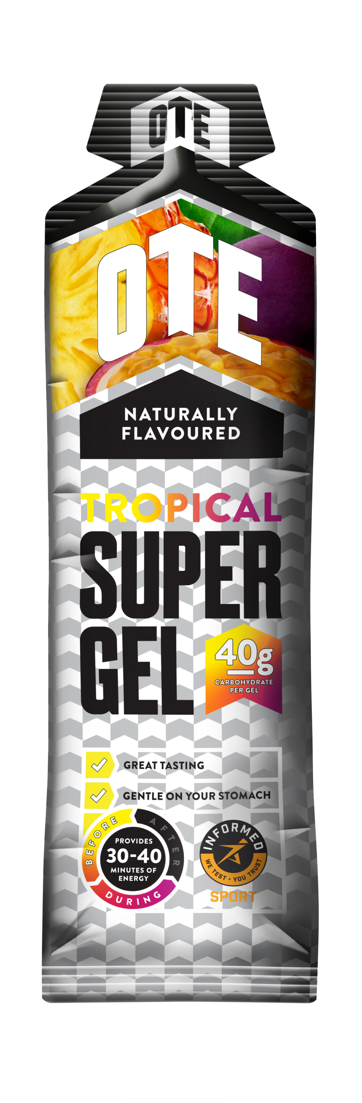 Tropical Super Gel | 40g of Carbohydrates In One Energy Gel